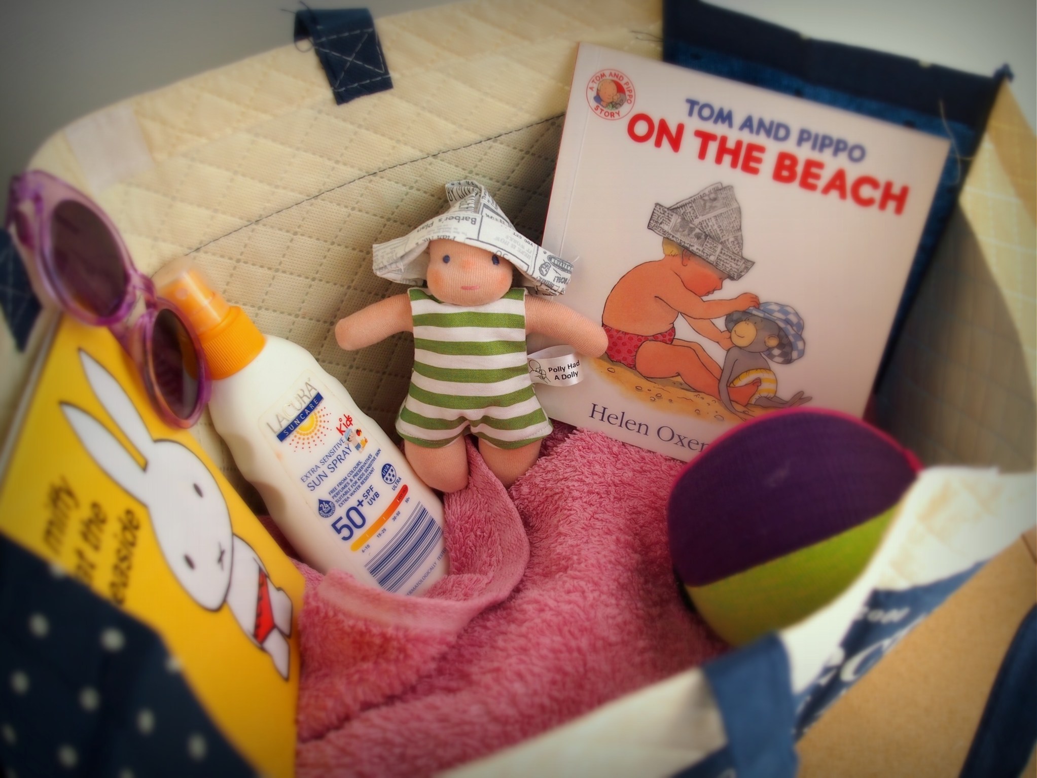 Engaging in doll play : at the seaside – Polly made a Dolly